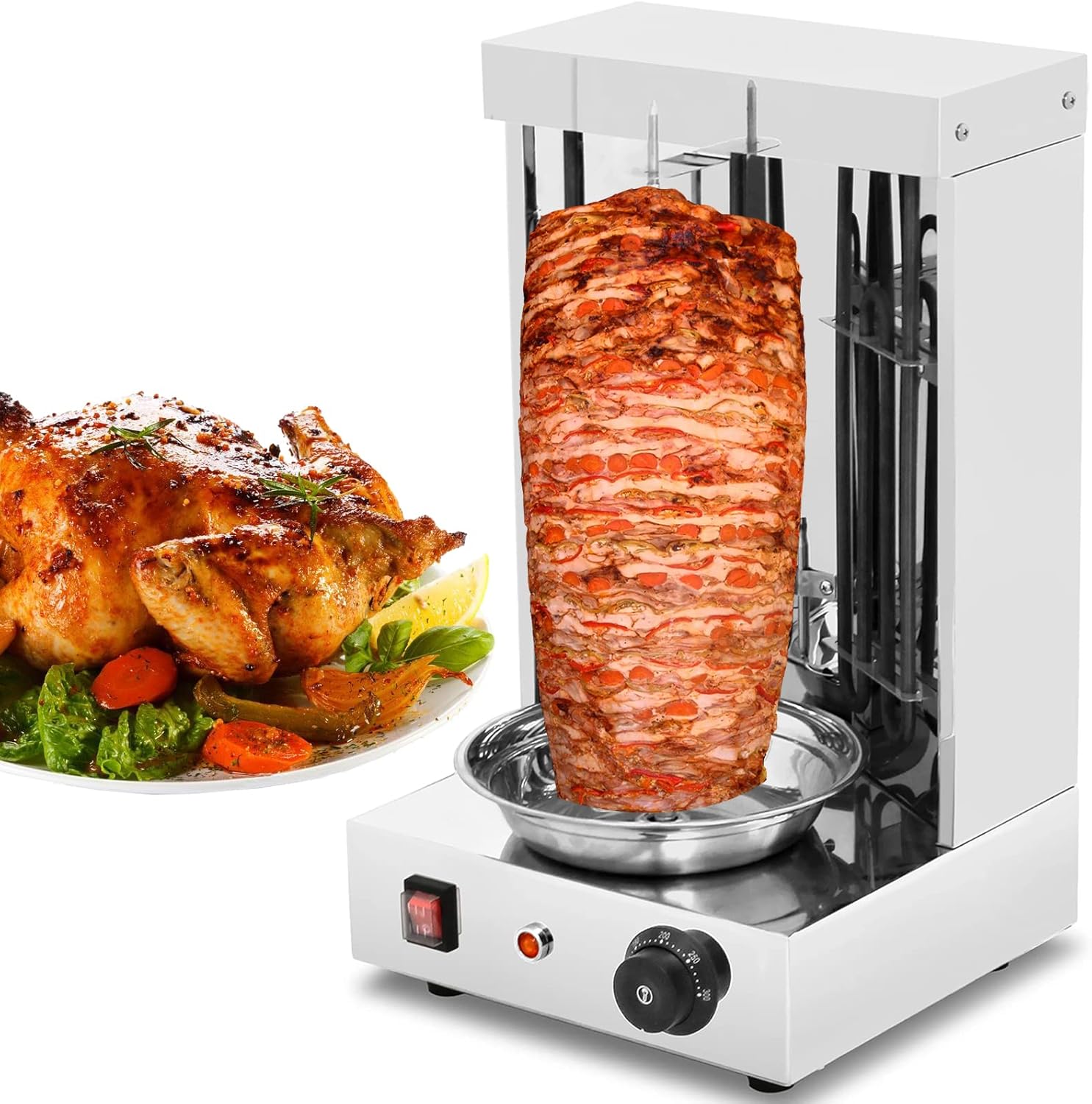 Amazon.com: Shawarma Machine Commercial Electric Broilers Vertical ...