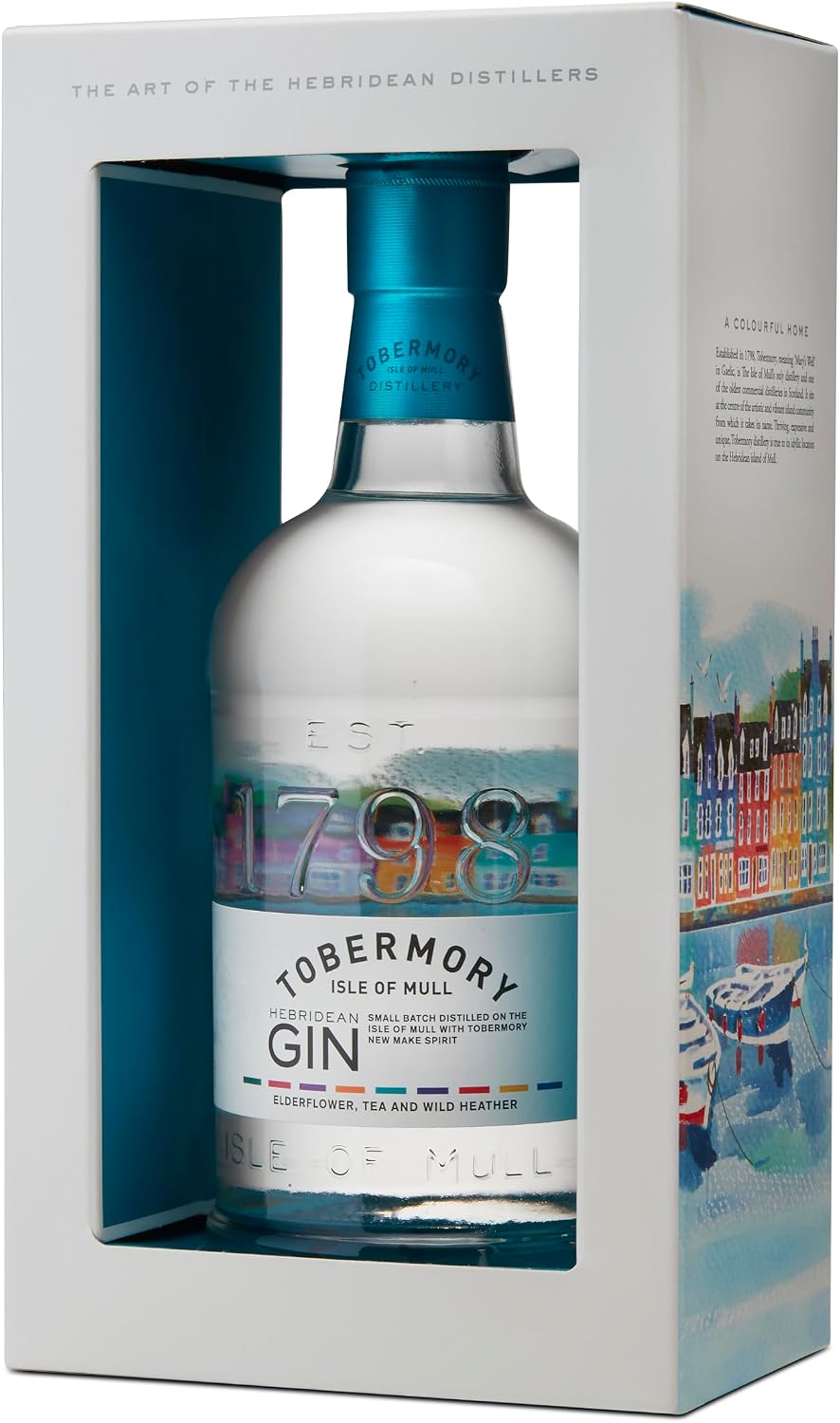 Tobermory Hebridean Gin with Gift Box | 70cl | 43.3% vol | Fresh ...