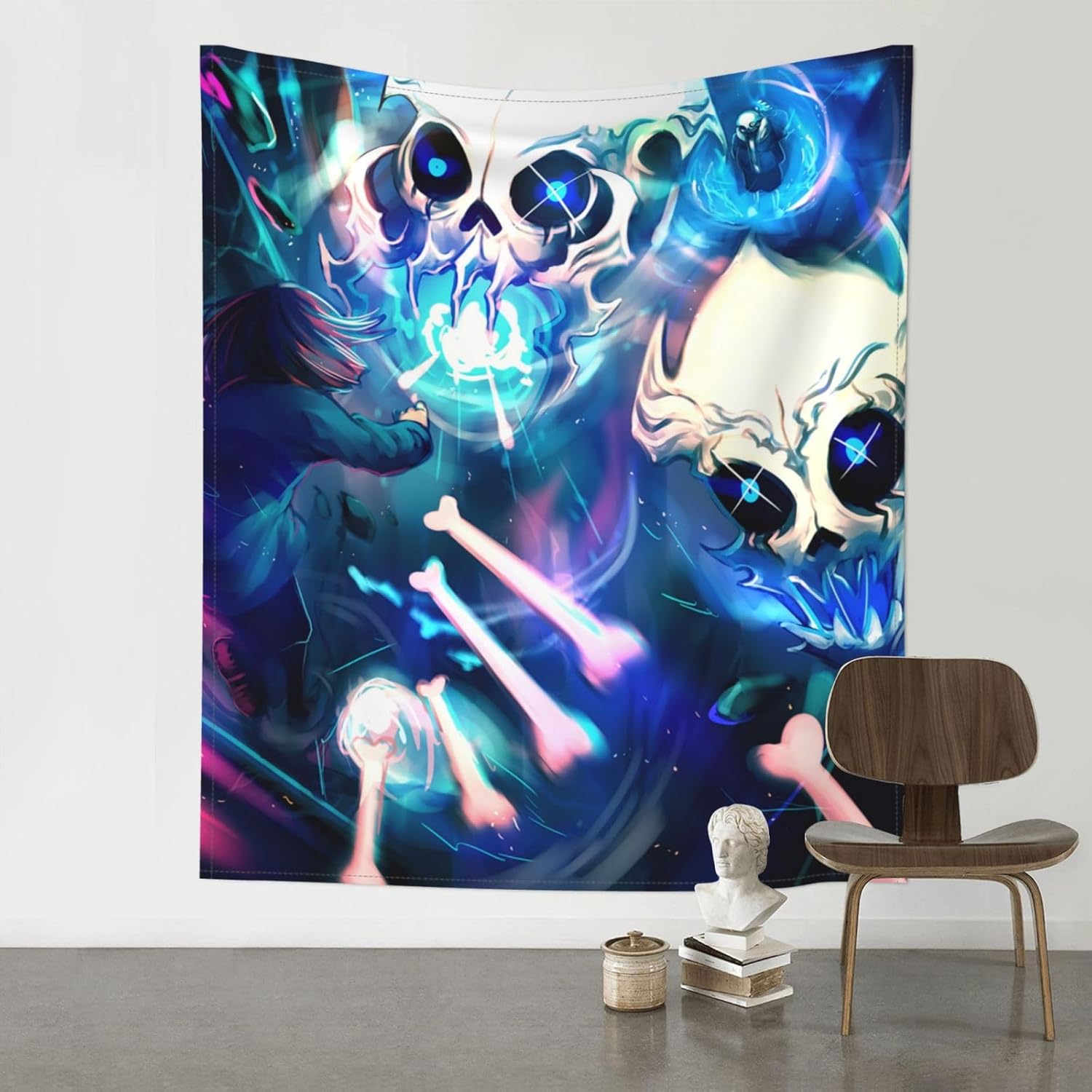 Amazon.com: BNALAO Sans Cartoon Undertale Anime Tapestry Cartoon ...