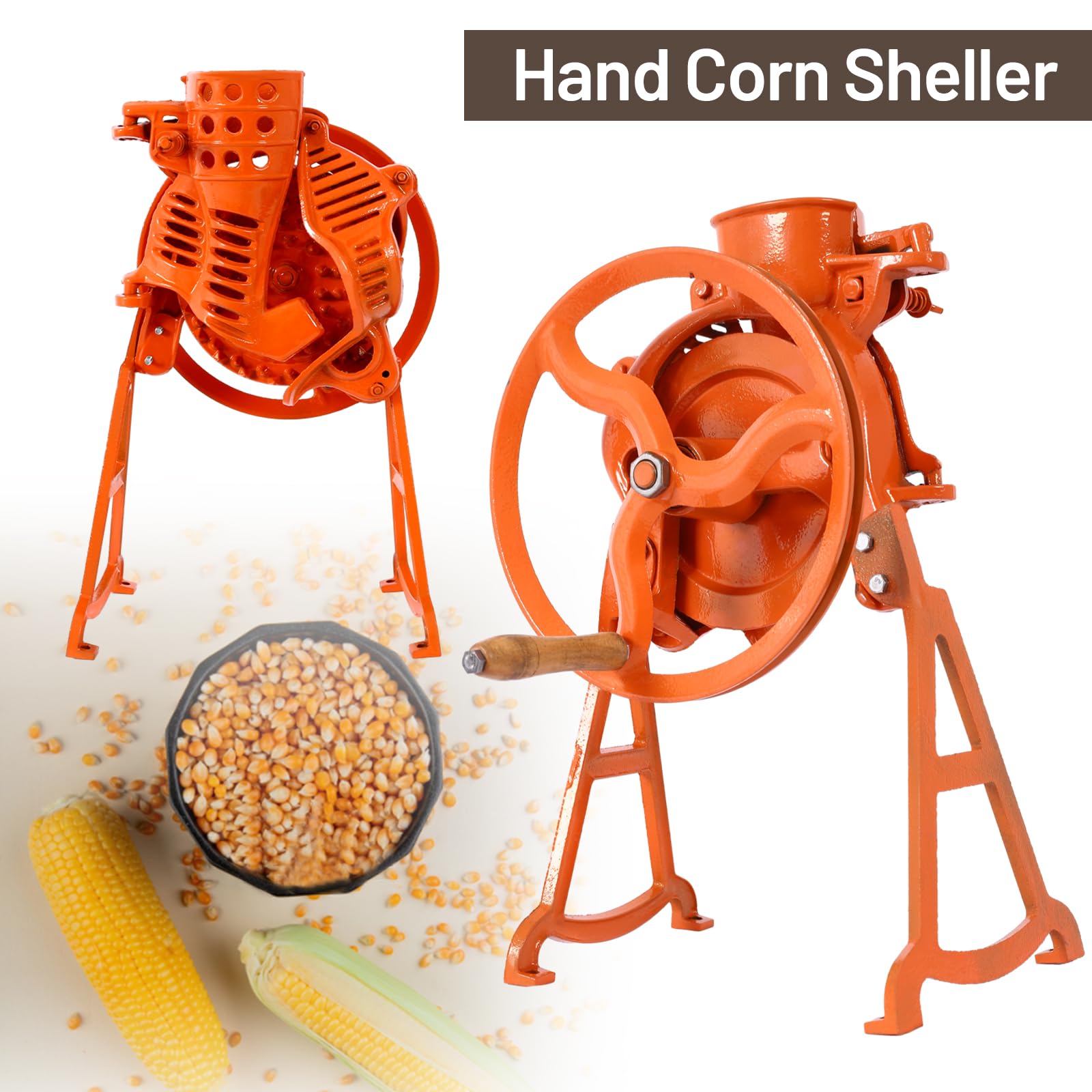 Snapklik.com : Corn Sheller,Heavy Duty Hand Corn Sheller,Cast Iron ...