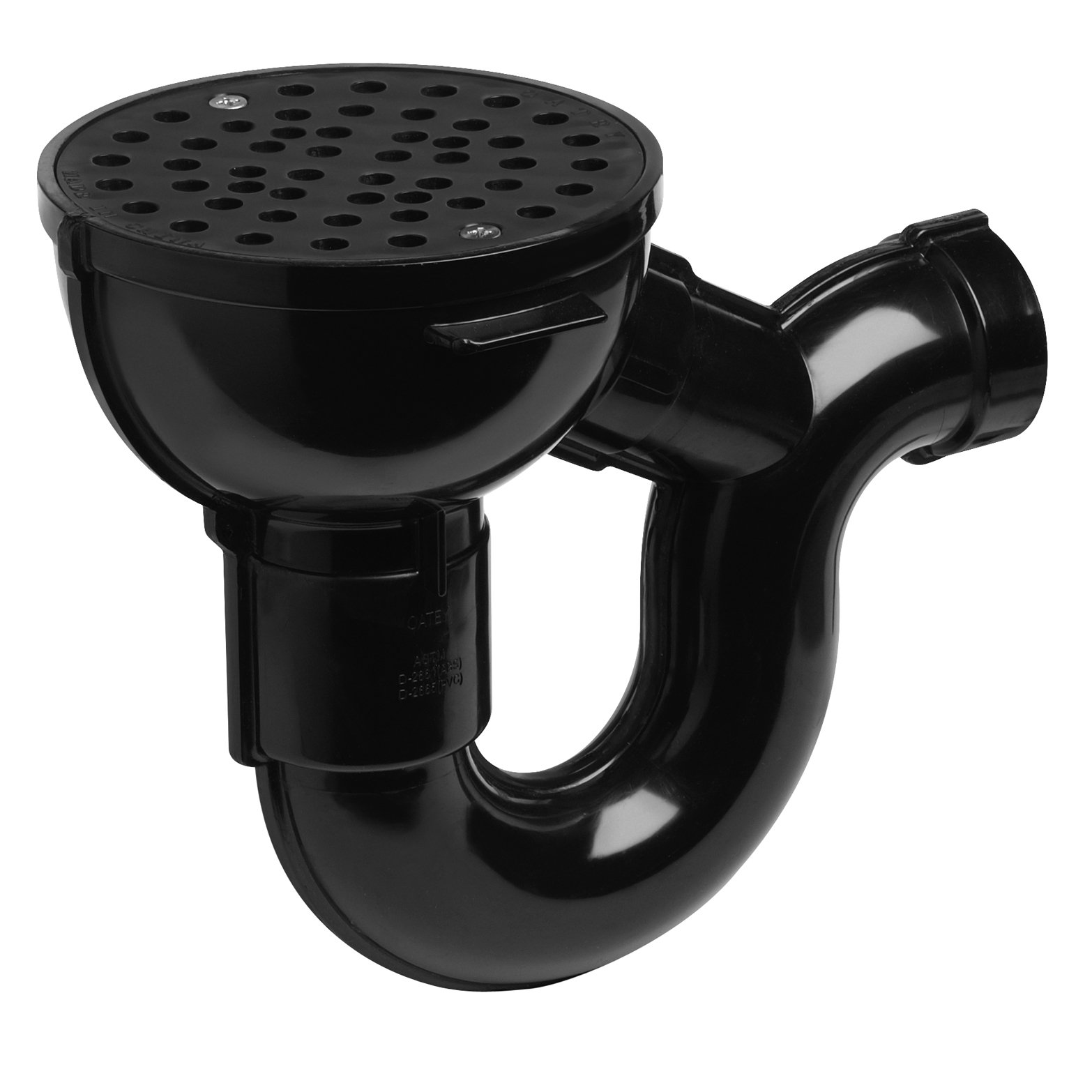 Oatey 42723 Integral Light Duty Floor Drain with P-Trap and Cleanout, 2 ...