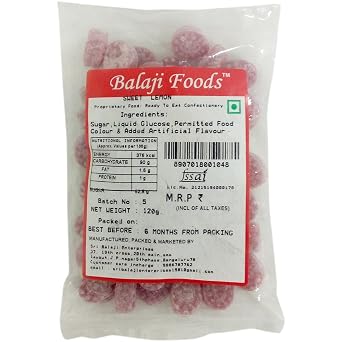Balaji Foods Candies - Lemon, 120g Pouch : Amazon.in: Grocery & Gourmet ...