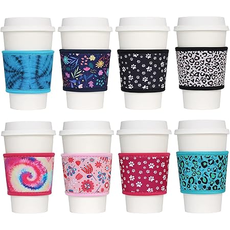 Amazon.com: CM Reusable Coffee Mug Sleeve Cover Coffee Cup Sleeve Cover ...