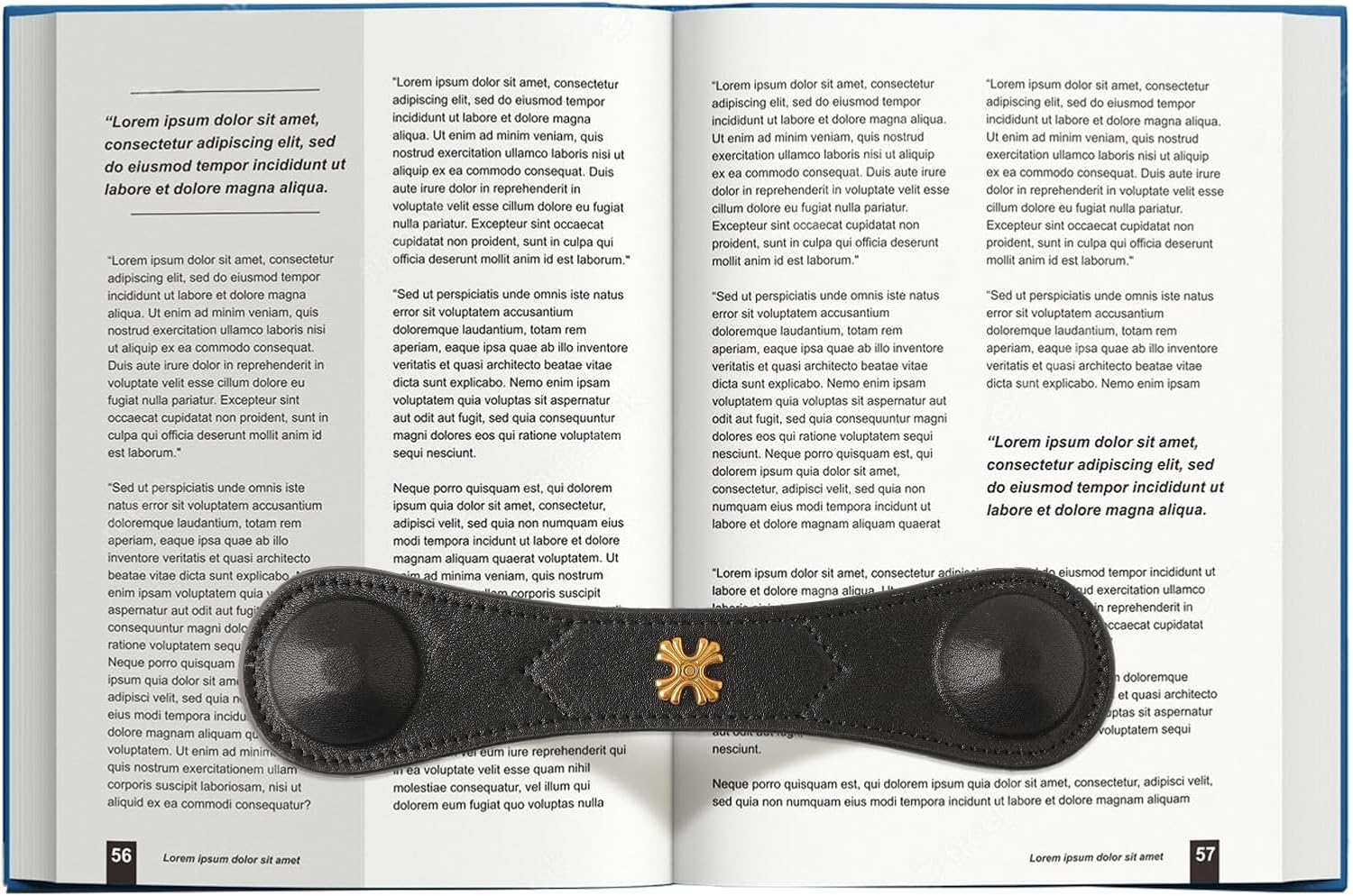 Amazon.com: GELVTIC Book Weight Page Holder Genuine Leather Book Open ...