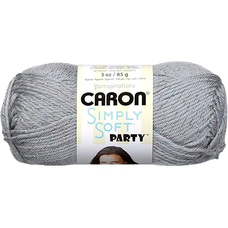 Amazon.com: Caron Simply Soft Party Yarn, 3 oz, Medium Worsted 4 Gauge ...
