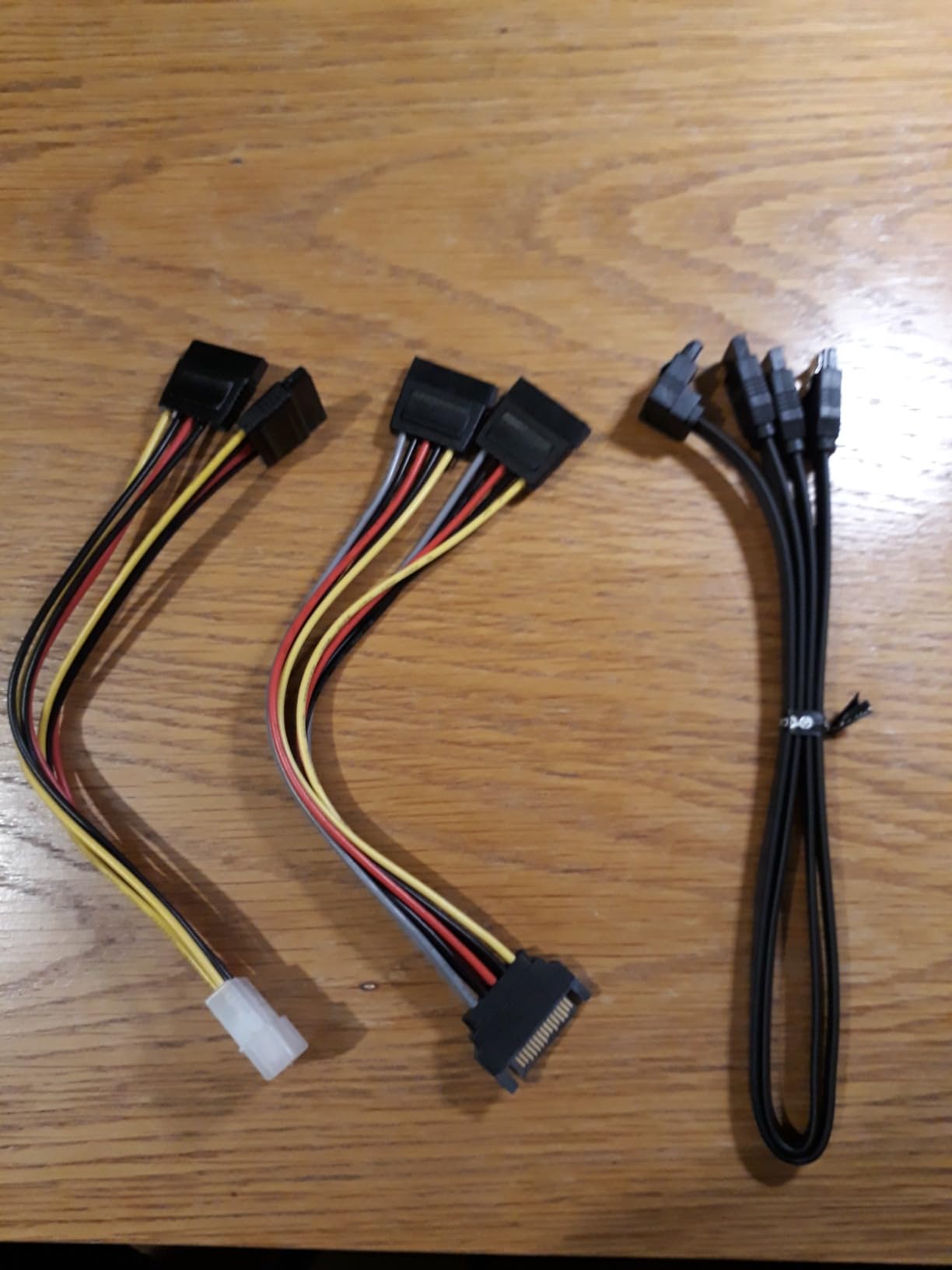 Cable Matters SATA cables set SATA III Data Cable and SATA Power Cable ...