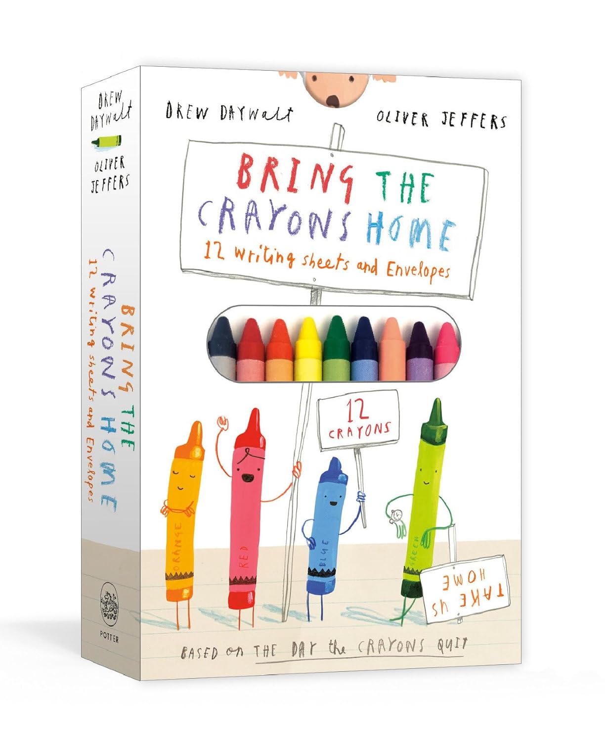 Amazon.com: Bring the Crayons Home: A Box of Crayons, Letter-Writing ...