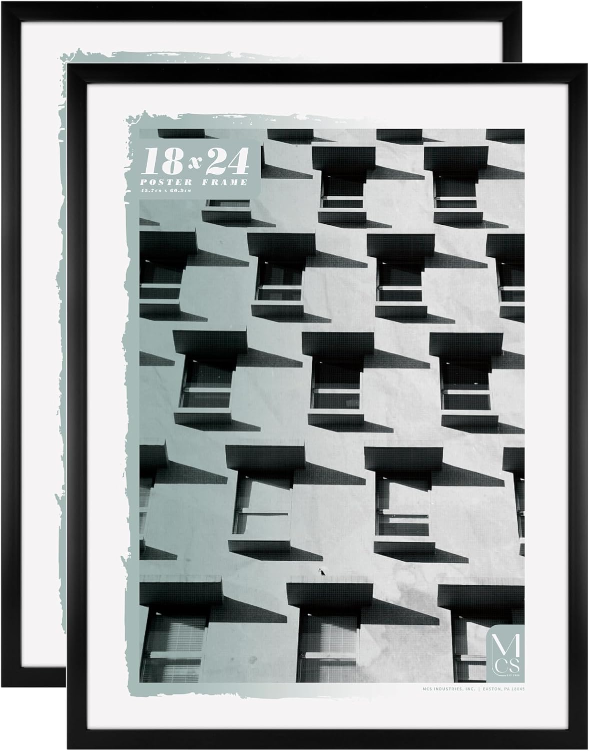 Amazon.com - MCS Foundation 18x24 Poster Frame Traditional Black ...