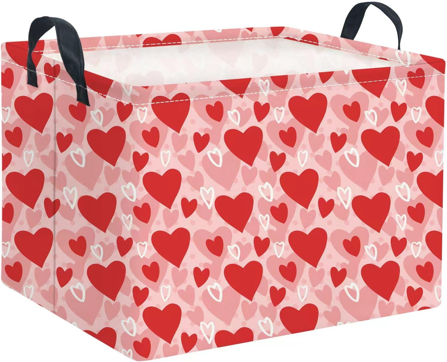 Amazon.com: LATOGHIVE Rectangular Valentines Basket Waterproof Storage ...