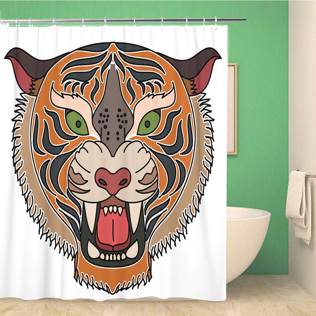 Japanese Tiger Head Drawing