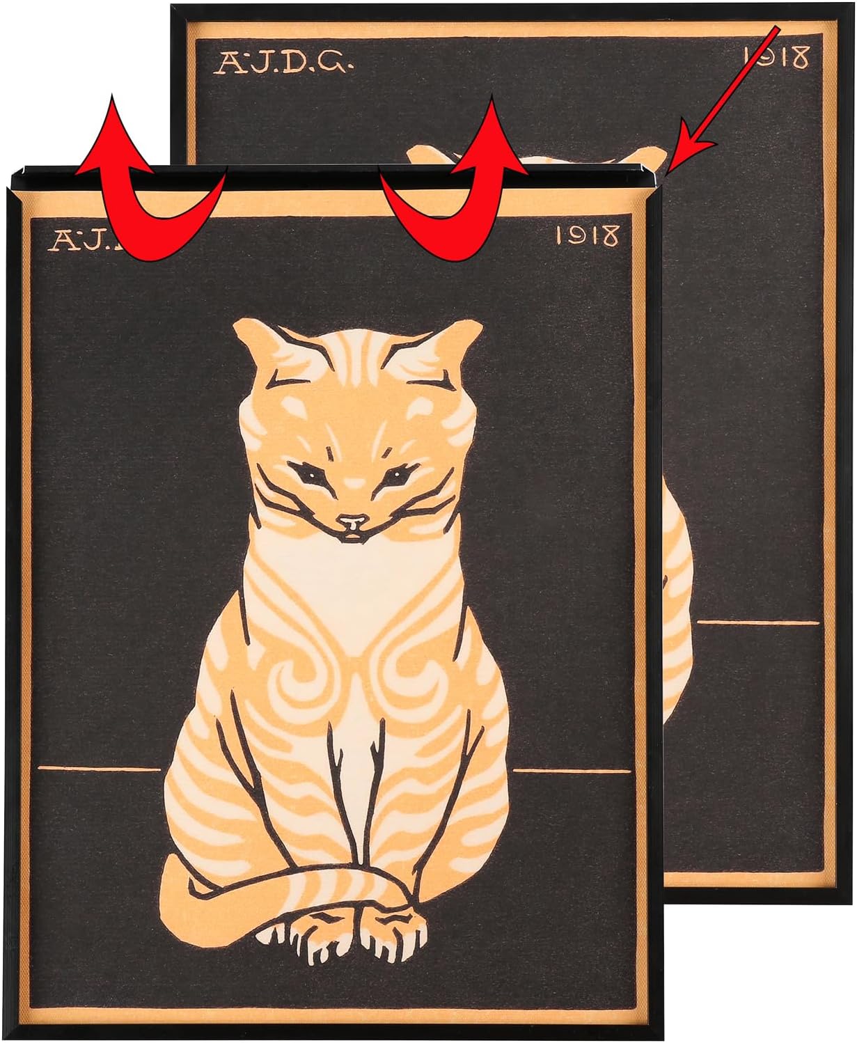 Amazon.com: HUACANVAS 20"x30" 2 Packs Poster Frames,Front Loading ...