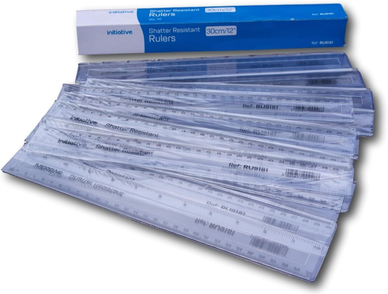 Helix Oxford 12 inch 30cm Shatter Resistant Ruler : Amazon.co.uk ...