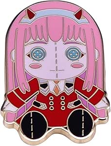 Amazon.com: Doll Darling In The Franxx Zero Two Anime Manga 1.4" Enamel ...
