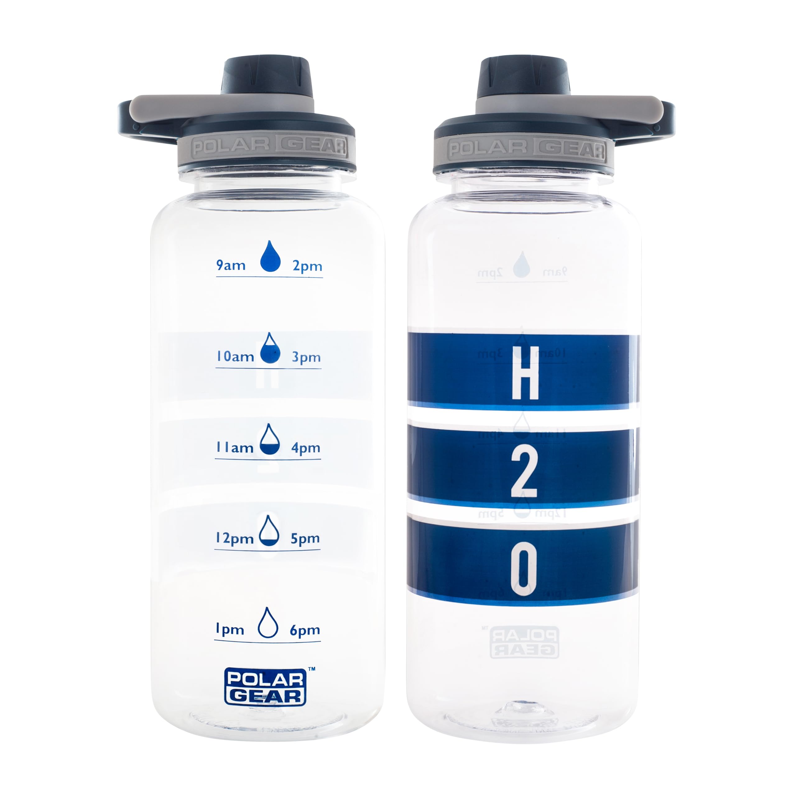 Polar Gear 1.2L Motivational Water Bottle With Straw -SK BPA Free Water ...