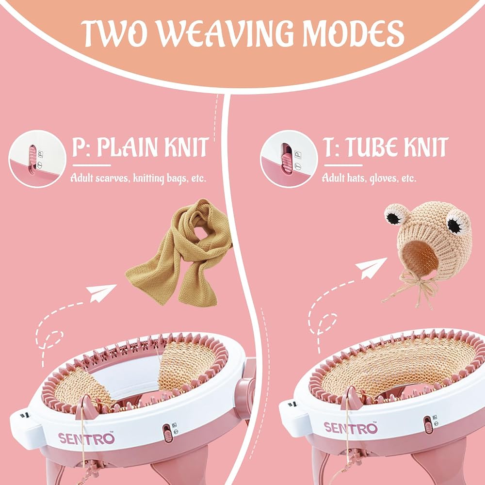 Crochet Machine Zorzel Knit Sentro Knitting Machine, 40 Needles Loom ...