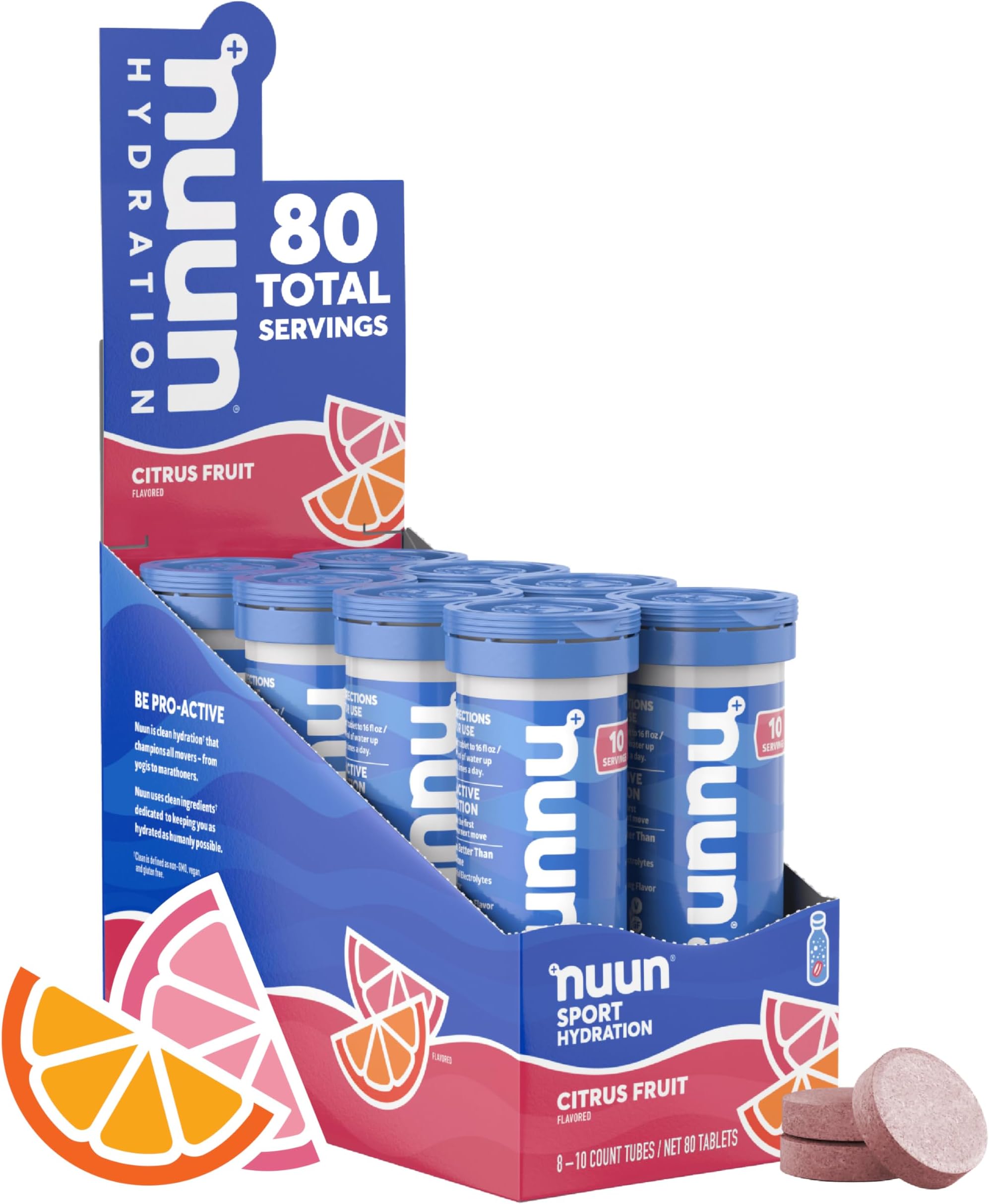 Amazon.com: Nuun Sport Electrolyte Tablets for Proactive Hydration ...