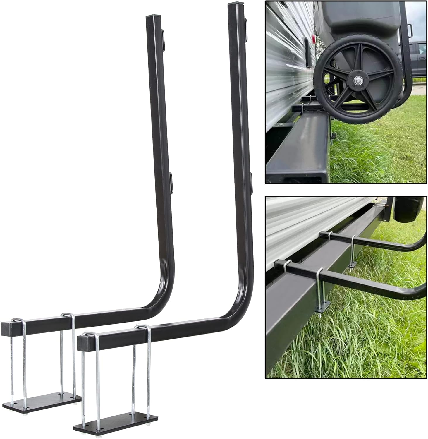 Amazon.com: ECOTRIC RV Tote Tank Carrier Bumper Mount Secure Tank in ...