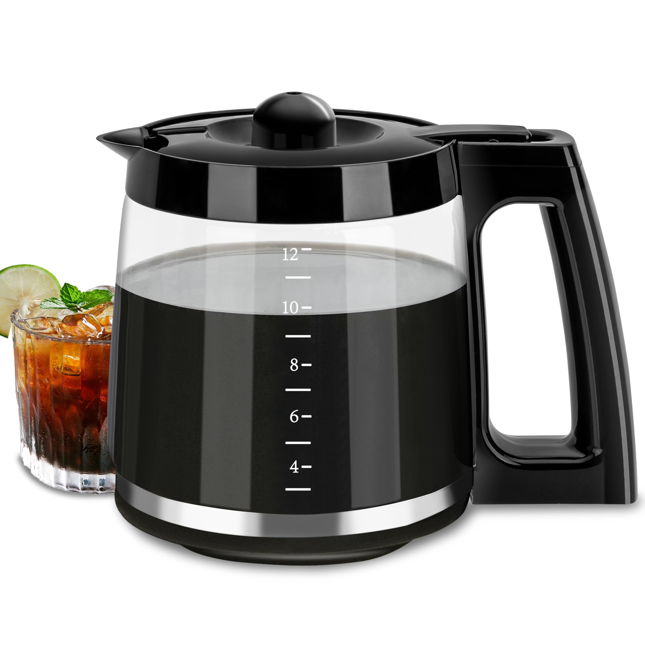 Amazon.com: 12-Cup Glass Carafe Replacement Pot, Compatible with ...