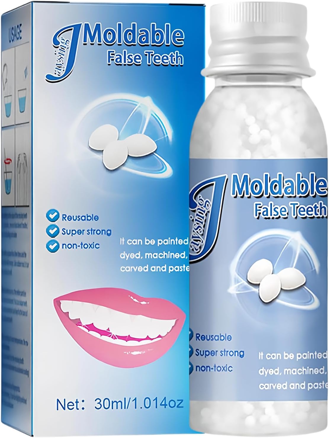 Temporary Tooth Filling Repair Kit, Moldable Dental Repair Kit for ...