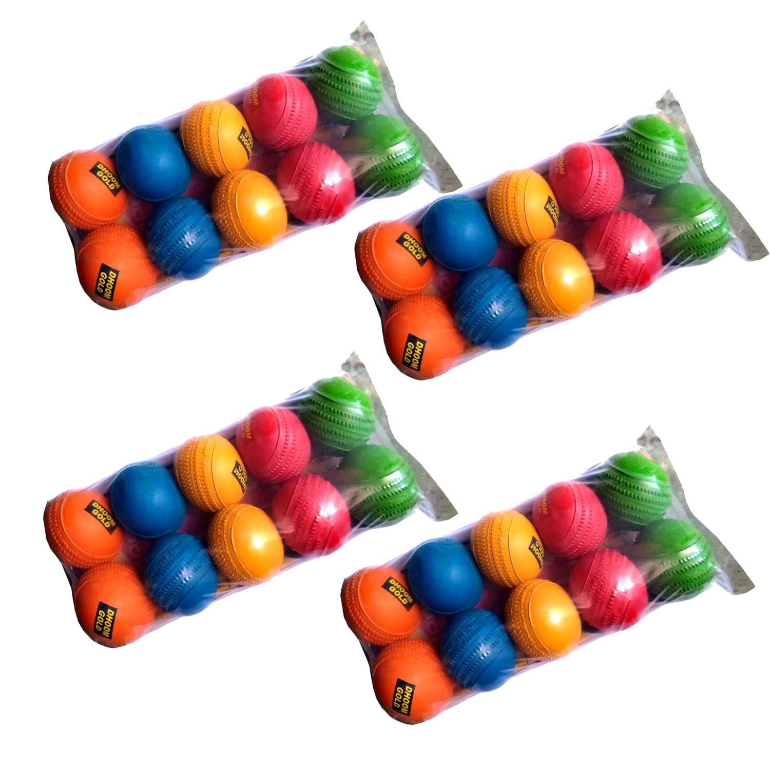 Fit City Care India Jumper Rubber Cricket Balls (Standard Size) -Pack ...