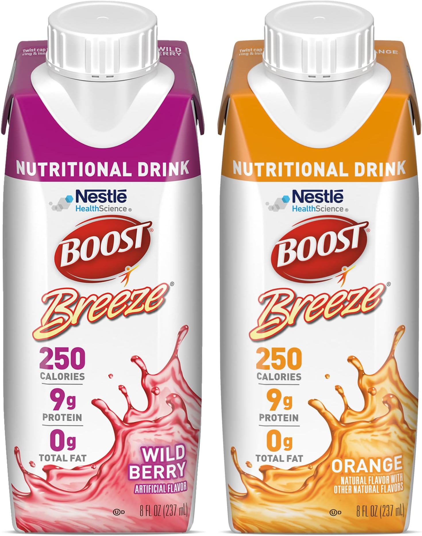 Amazon.com: Boost Breeze Nutritional Drink, Wild Berry Box, 8 Fl Oz ...