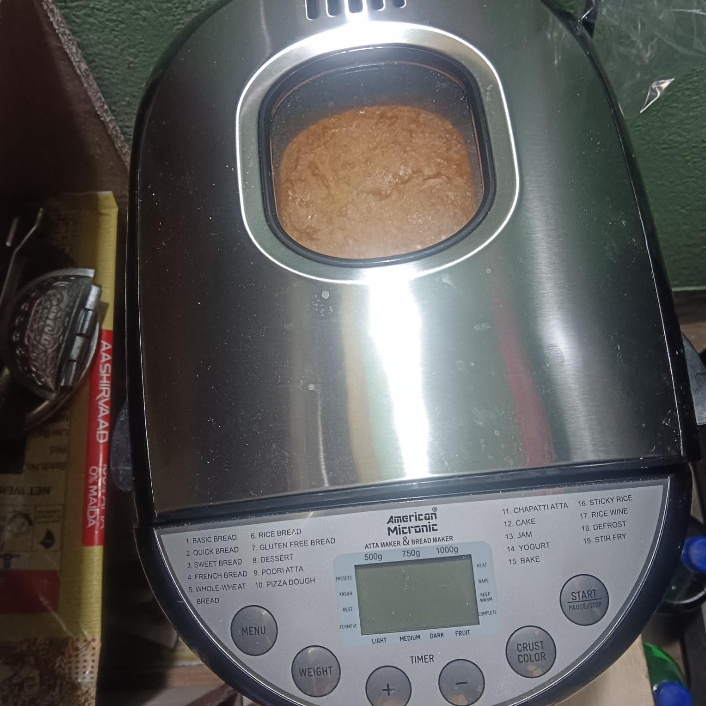 Buy AMERICAN MICRONIC-Atta & Bread Maker, Fully Automatic, 19 Pre ...