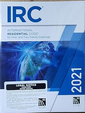 2021 International Residential Code (International Code Council Series ...