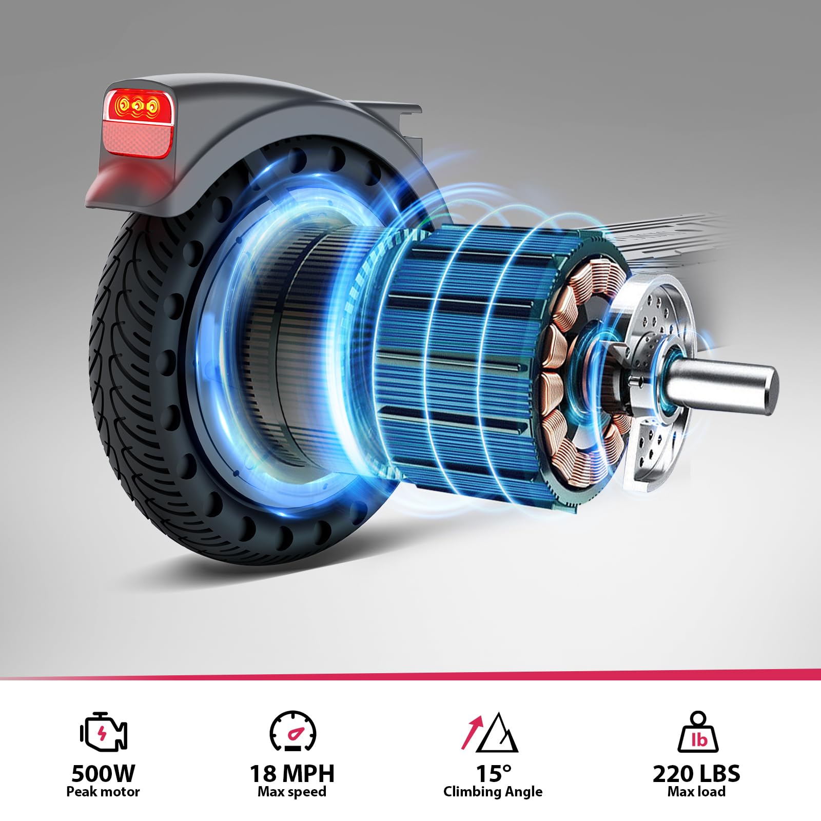 Snapklik.com : TST Electric Scooter For Adults, 18 Mph Foldable E ...