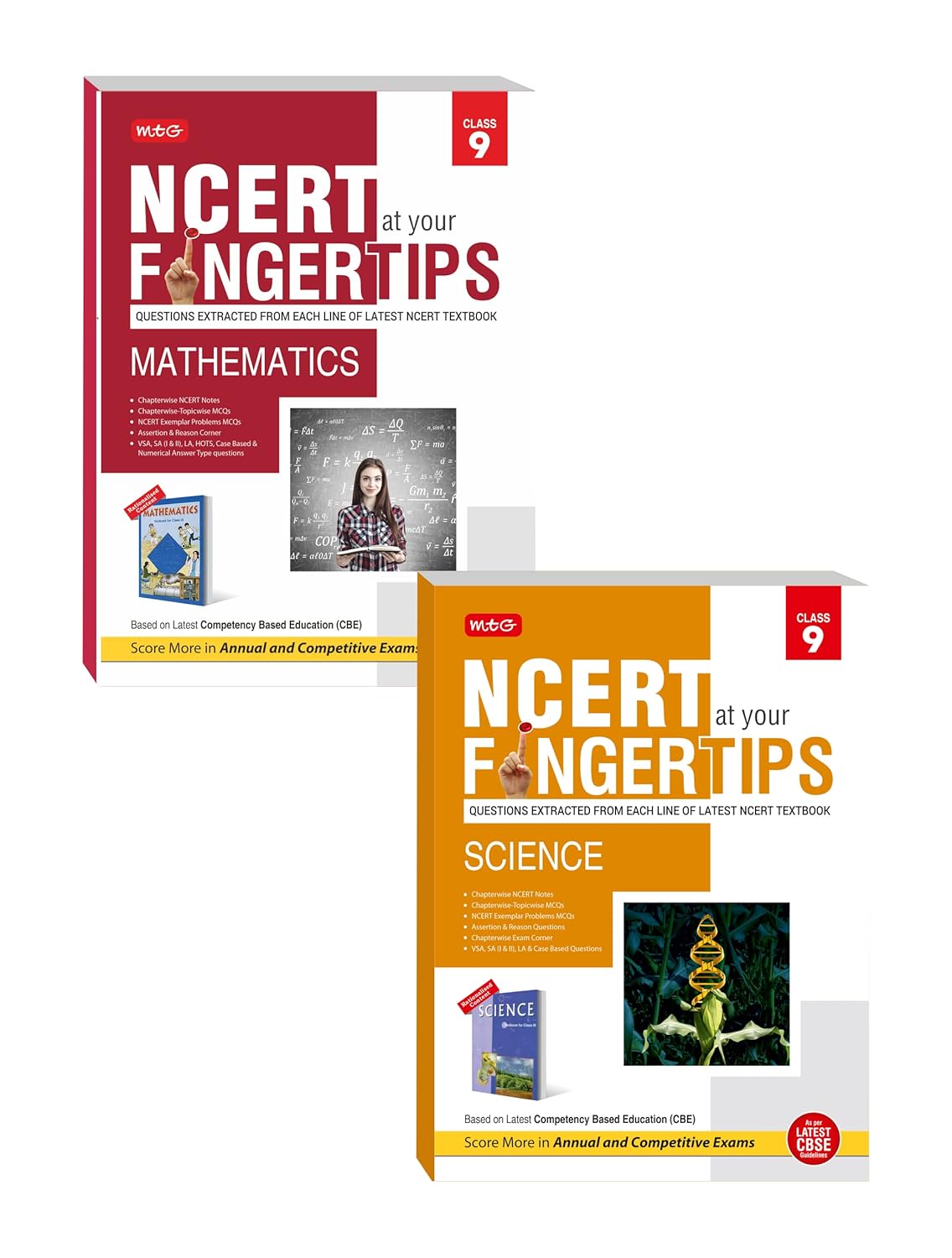 MTG NCERT at your Fingertips Class 9 Mathematics & Science (Set of 2 ...