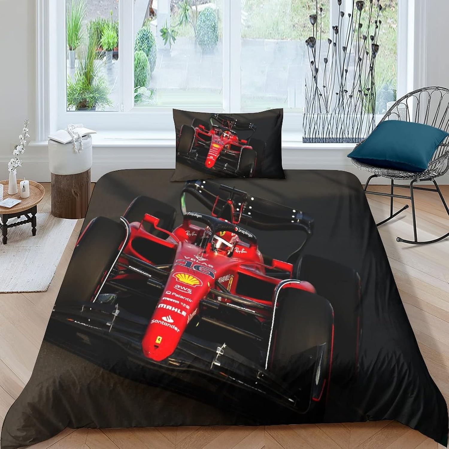 SEDOXX Charles Leclerc 3D Bettwäsche Duvet Cover and Pillow Covers ...