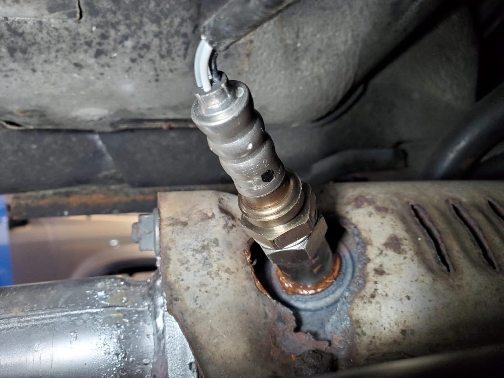 2pcs O2 Sensor Spacer, Keenso M18*1.5 Check Engine Light O2 Sensor ...