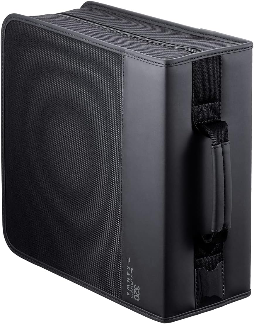 Amazon.com: SANWA 320 Capacity CD Case, Shell Design CD Sleeves ...