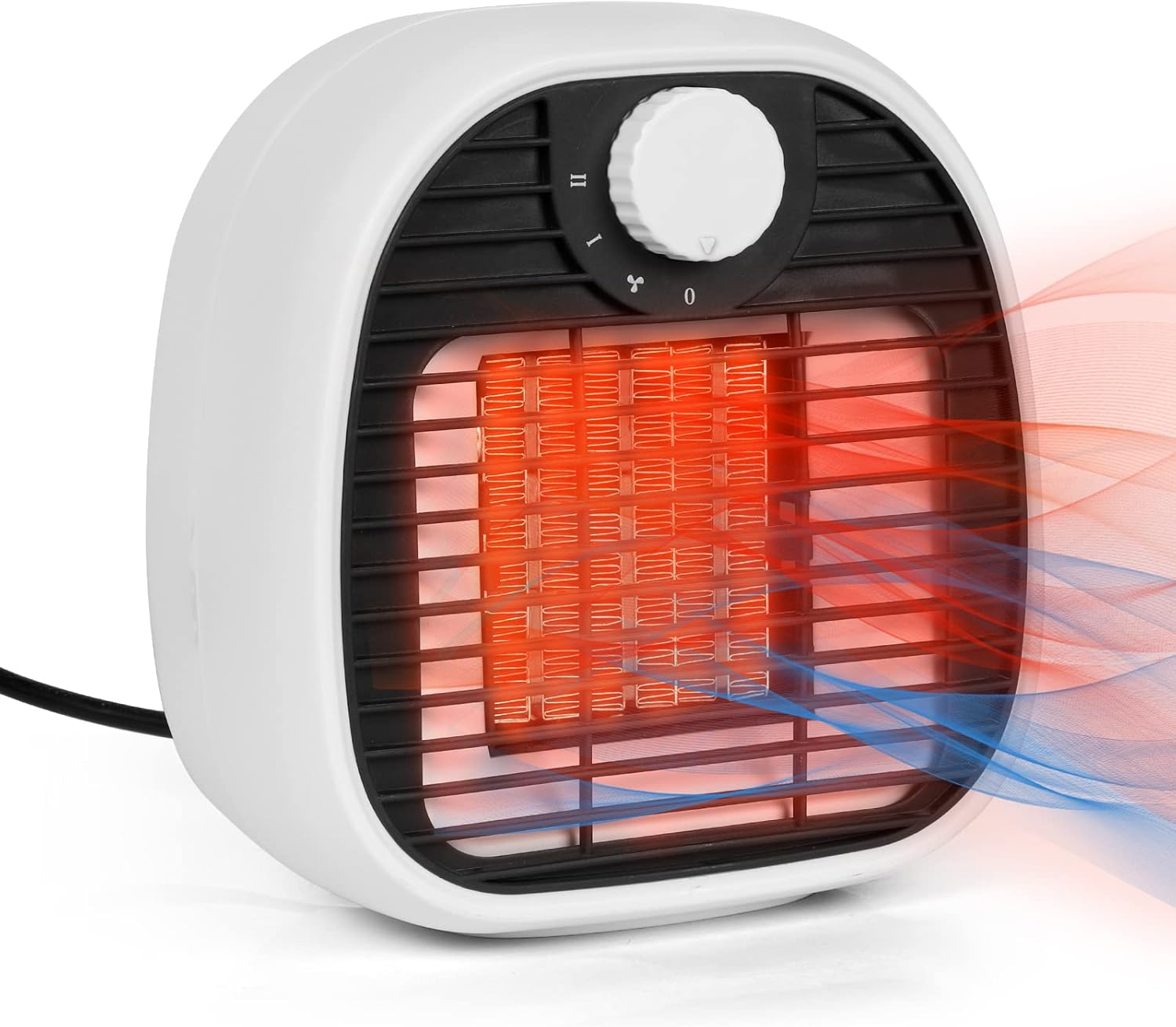 VECH Portable Space Heater Small Fan Heater with Tip-over and Overheat ...