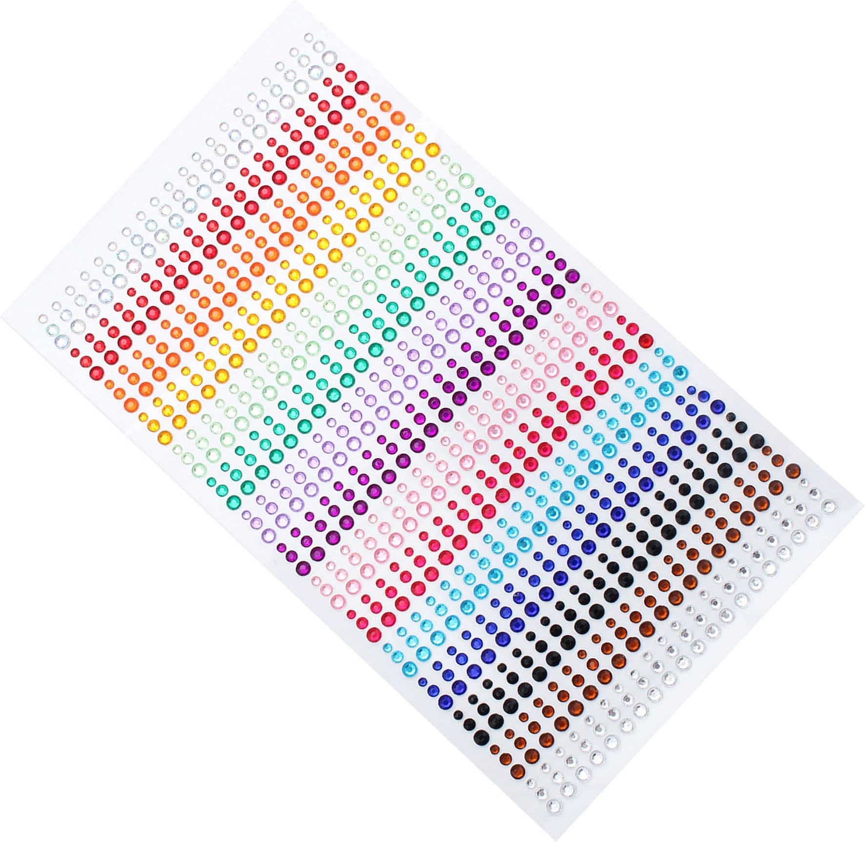 Diboniur 2310 Pièces Strass Autocollant Auto-Adhésifs, 14 Feuilles ...