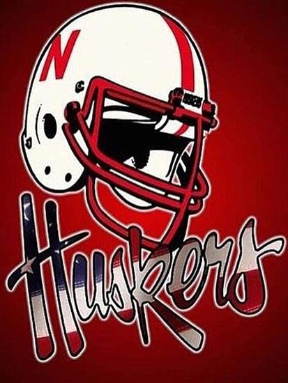 Amazon.com: Yosat 5D DIY Diamond Painting Husker Nebraska Cornhuskers ...