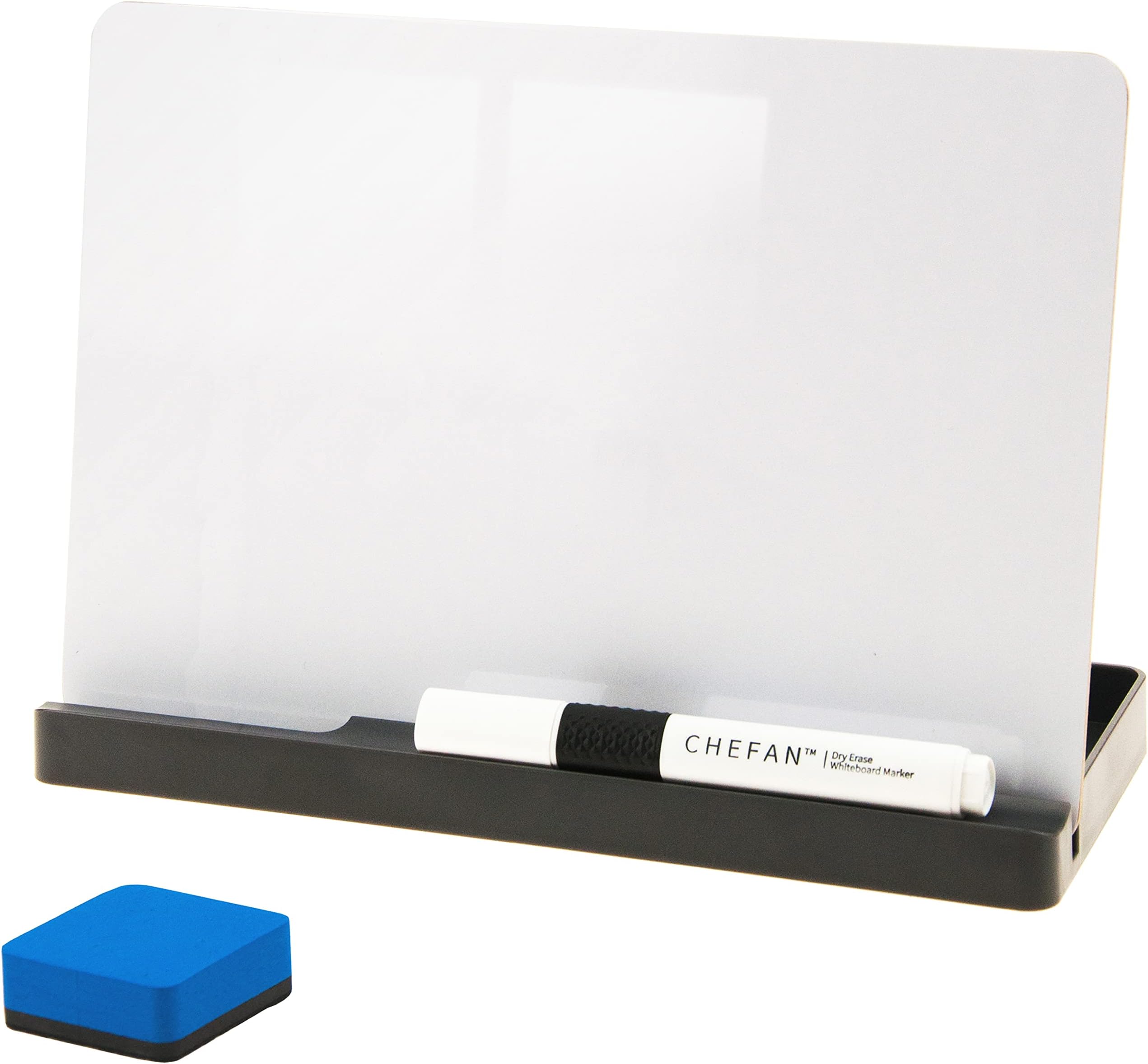 CHEFAN Desktop Dry Erase Board, 10" x 7" Desktop Whiteboard Set, Dry ...