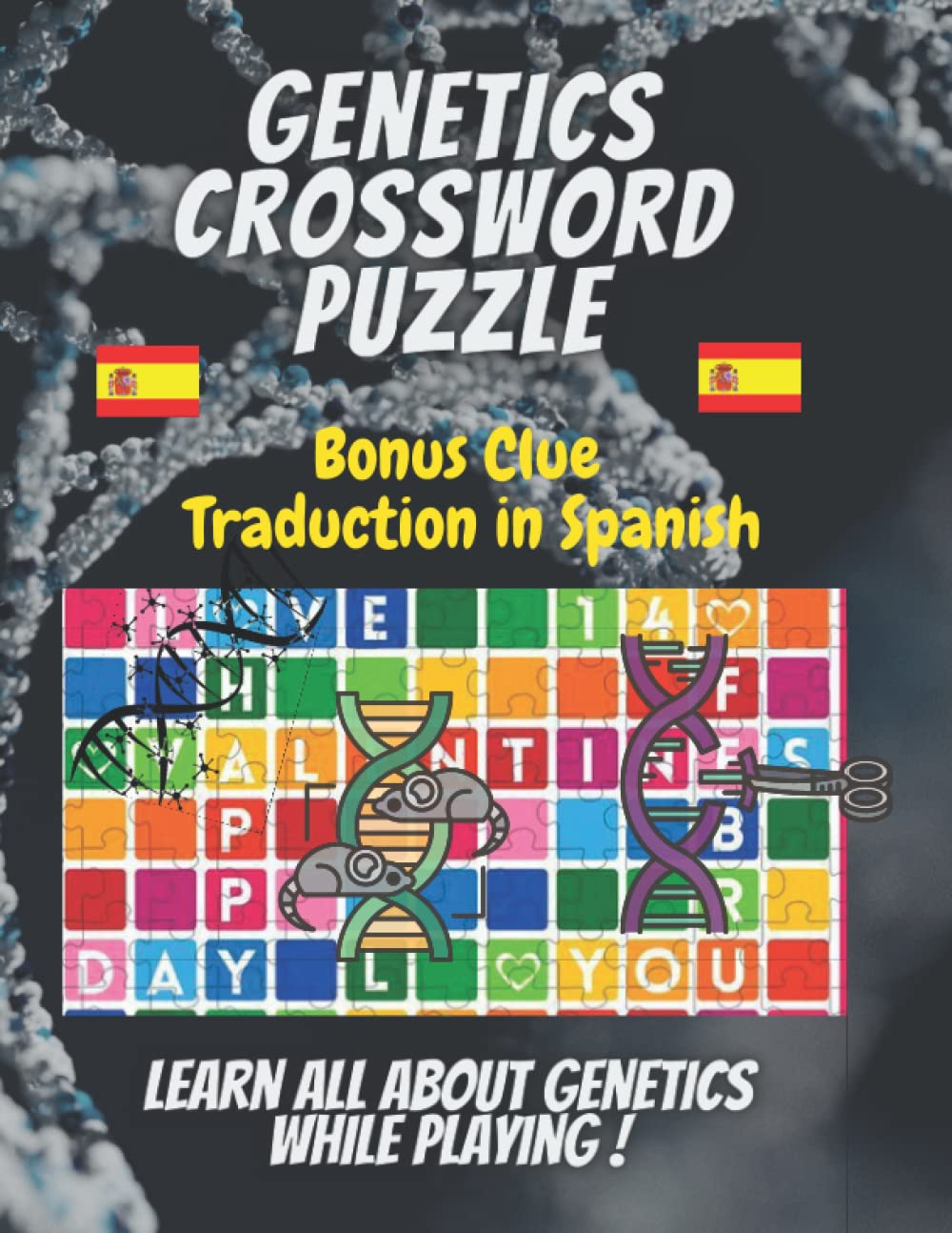 Buy Genetics Cros Puzzle: 600+ Words in Cros Puzzle For Smart Kids ...