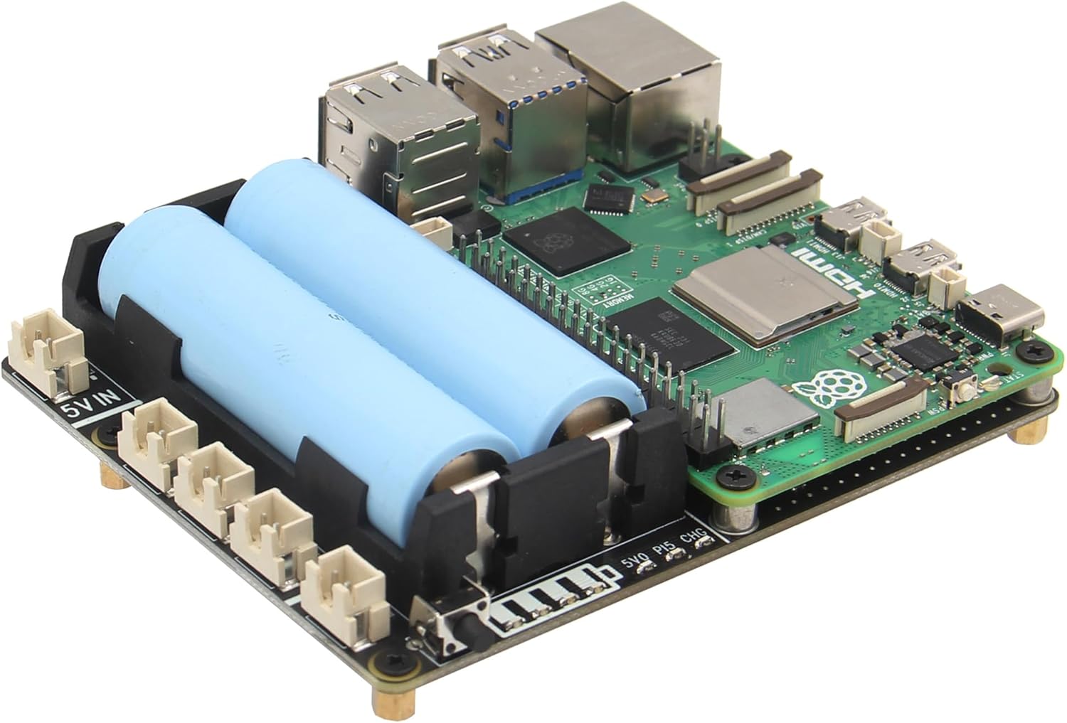 Amazon.co.jp: Geekworm Raspberry Pi 5 UPS 電源管理拡張ボード (X1201)、ラズベリーパイ 5のみ ...