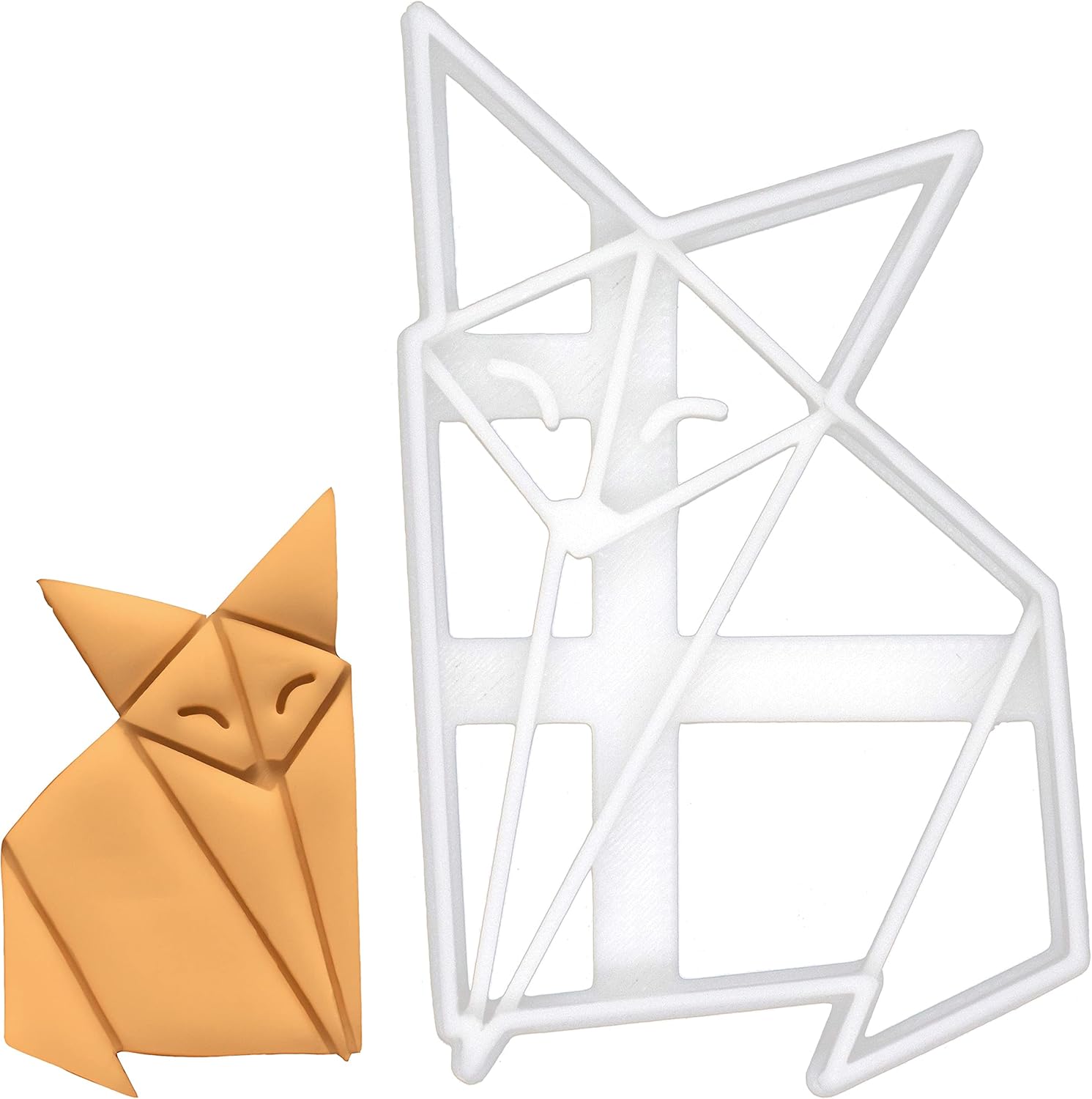 Amazon.com: Origami Fox cookie cutter, 1 piece - Bakerlogy: Home & Kitchen