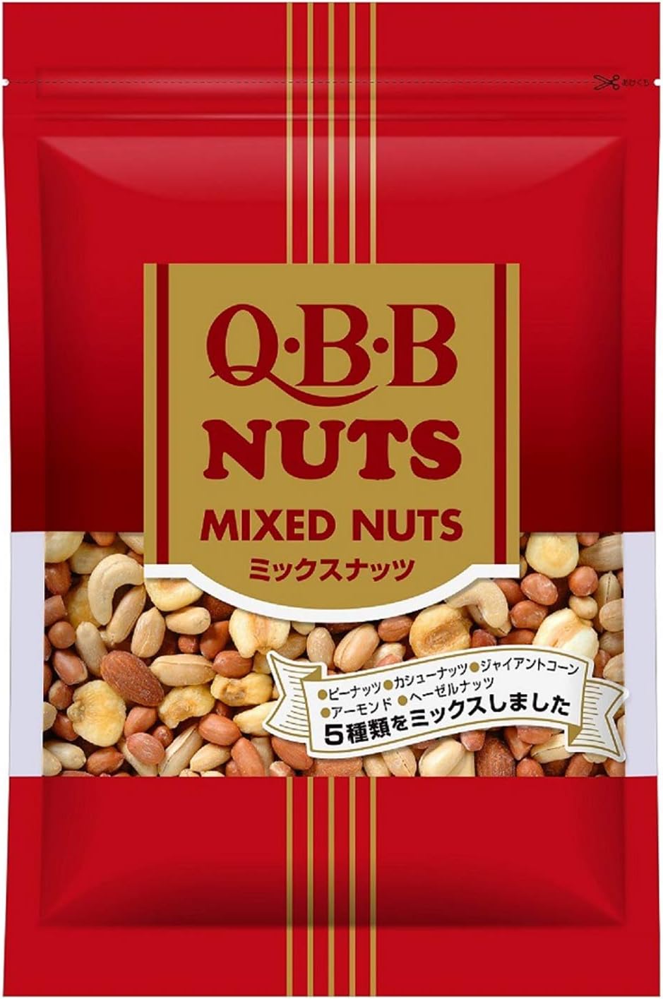Amazon.co.jp: QBB ミックスナッツ500g(ジッパー付き) : 食品・飲料・お酒