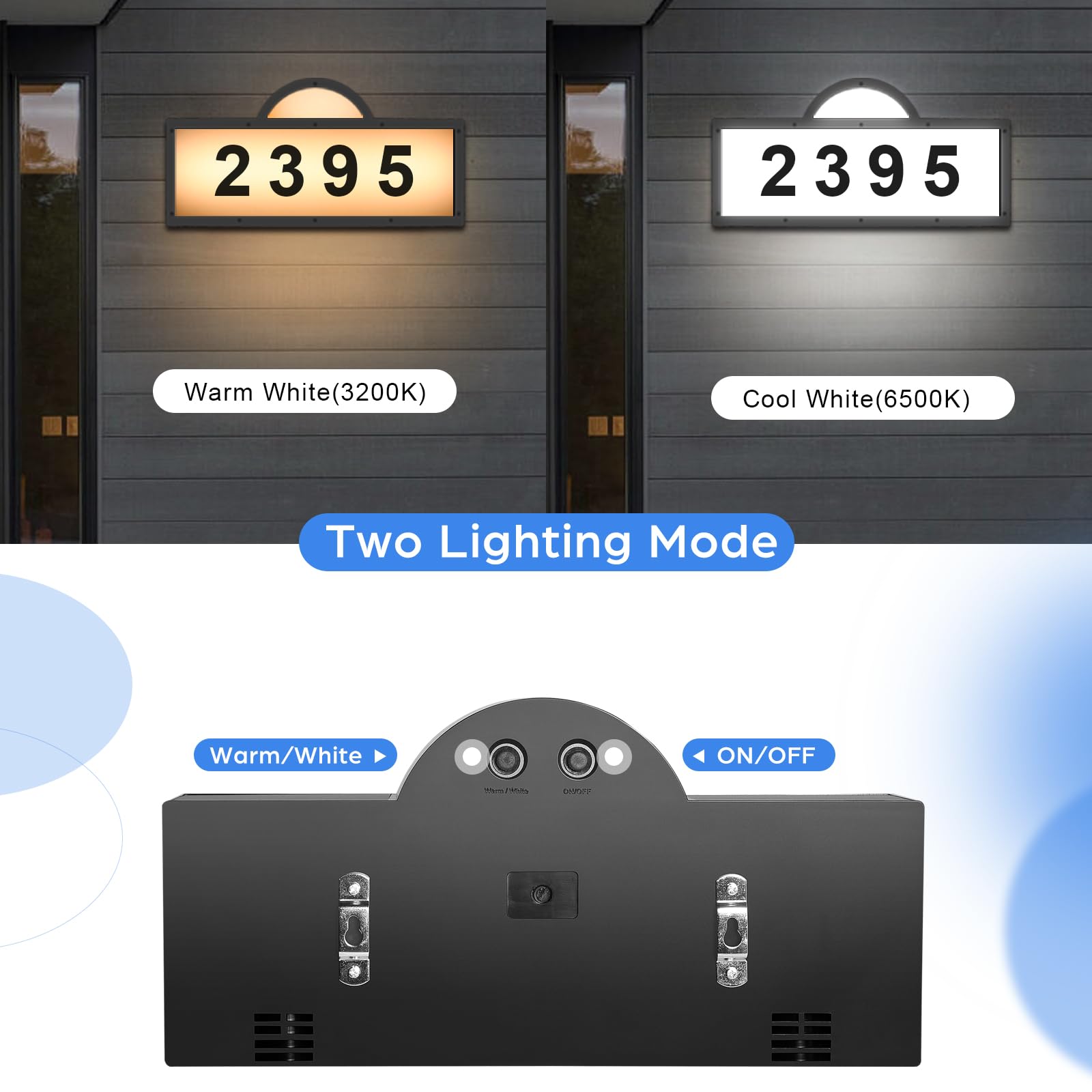 Snapklik.com : Solar Address Numbers For House, Waterproof House ...