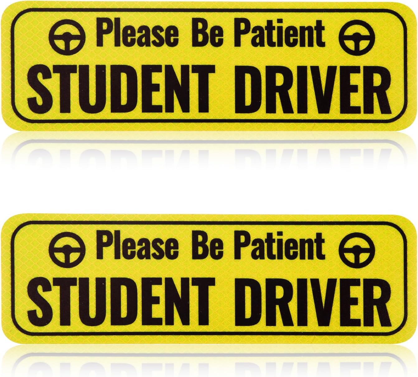 2pcs Student Driver Magnet, Please Be Patient Student Driver Sign ...