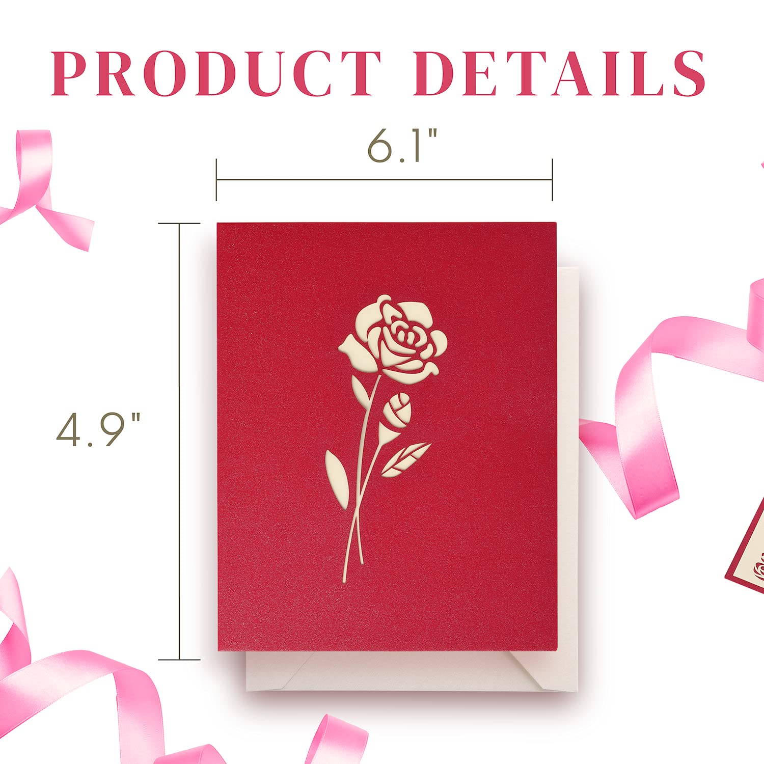 Buy VUDECO Love Pop Cards 3D Card Rose Anniversary Cards With Envelope buy-vudeco-love-pop-cards-3d-card-rose-anniversary-cards-with-envelope