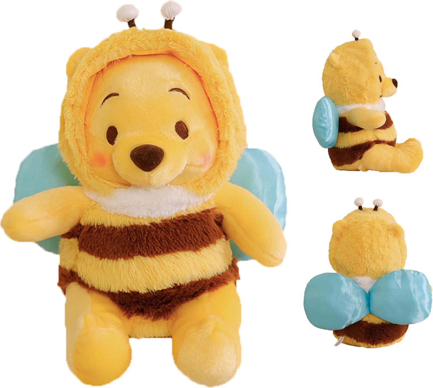 Amazon.com: COSGOO Plush Bear Bumblebee Stuffed Anima Bear Wearing ...