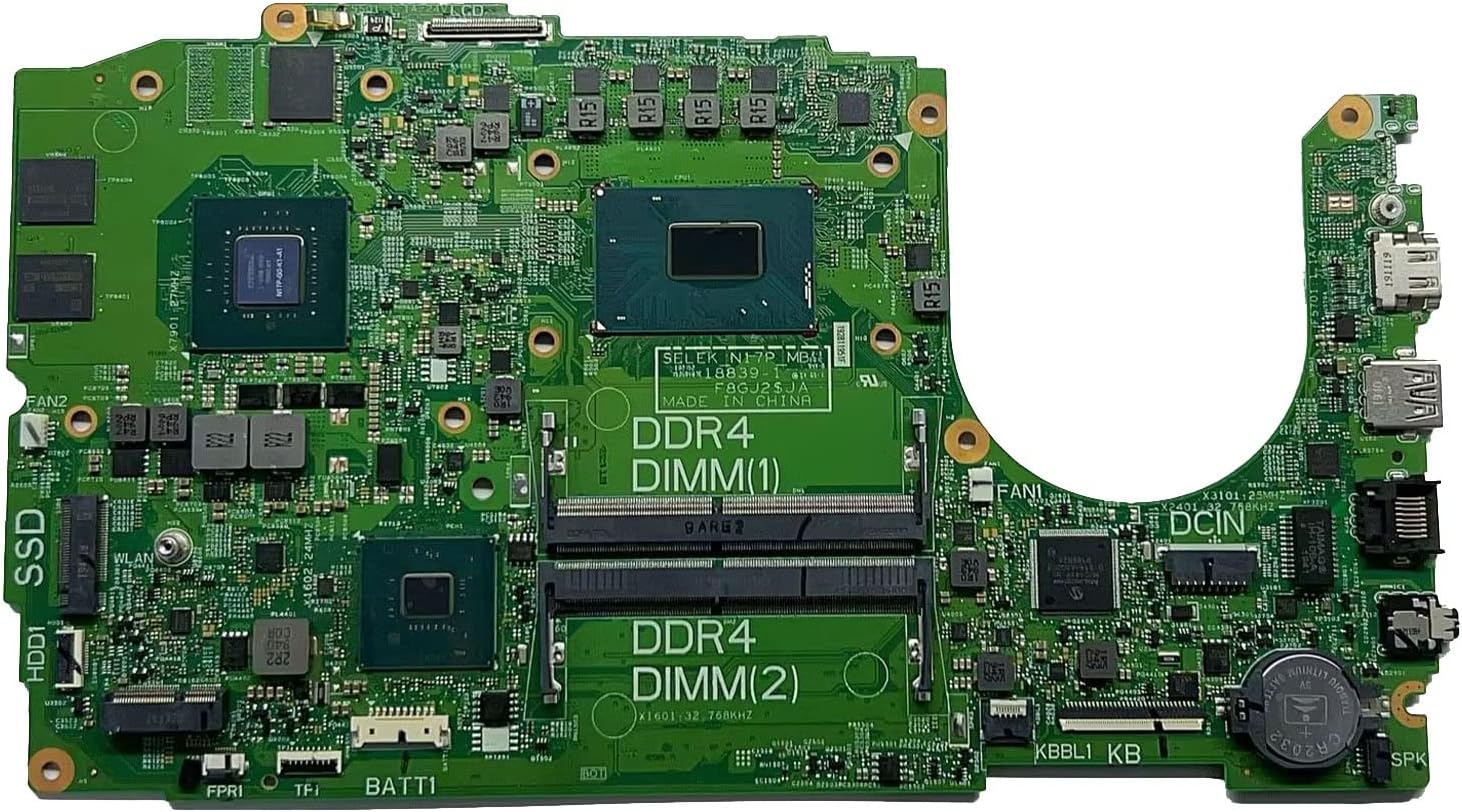 Amazon.com: LTPRPTS Replacement Laptop Motherboard System Board CPU ...