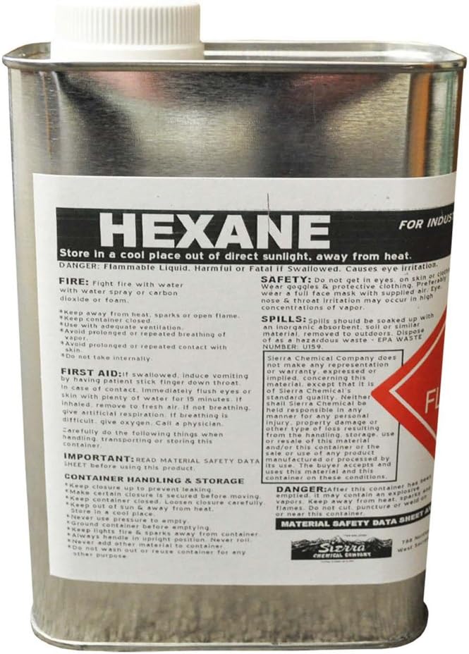 Amazon.com: Hexane Tech Grade Quart 32 Ounce : Everything Else