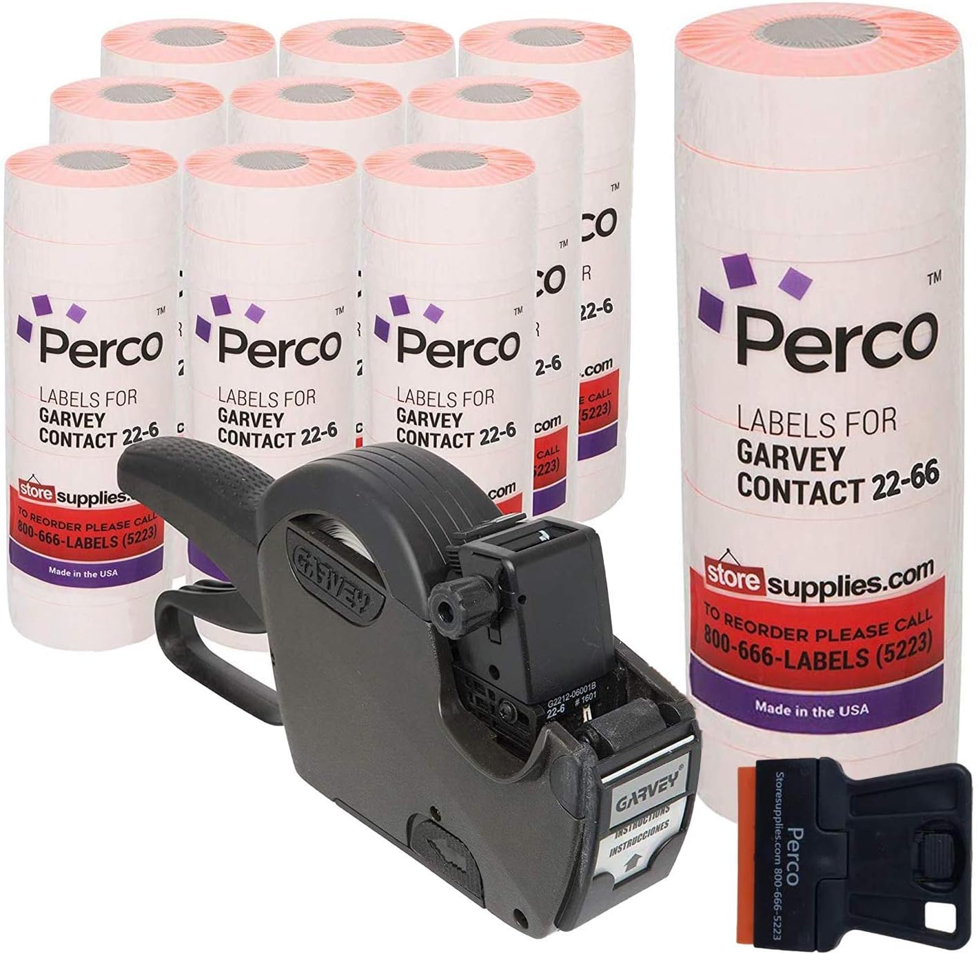 Amazon.com : Garvey 22-6 Pricing Gun with Labels Value Pack: Includes ...