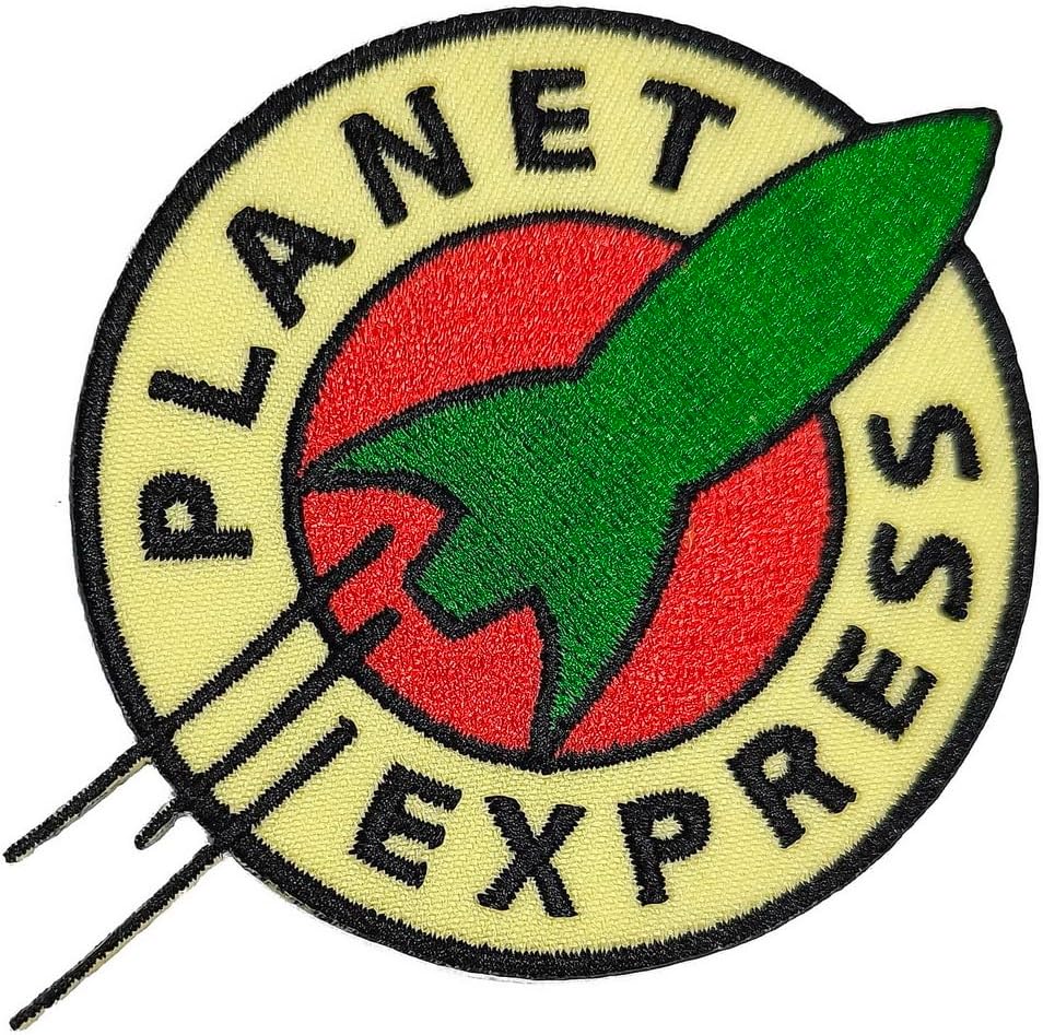 Amazon.com: Futurama Planet Express Embroidered Iron on Sew on Patch (2 ...
