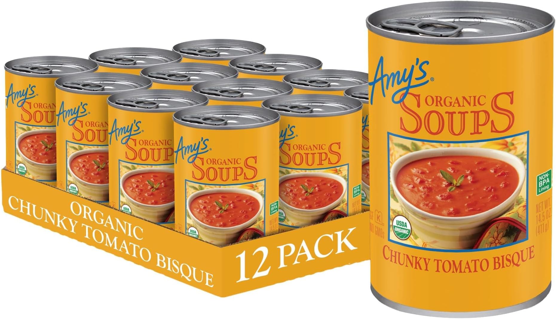 Amazon.com : Amy’s Soup, Vegan Chunky Vegetable Soup, Gluten Free, Made ...