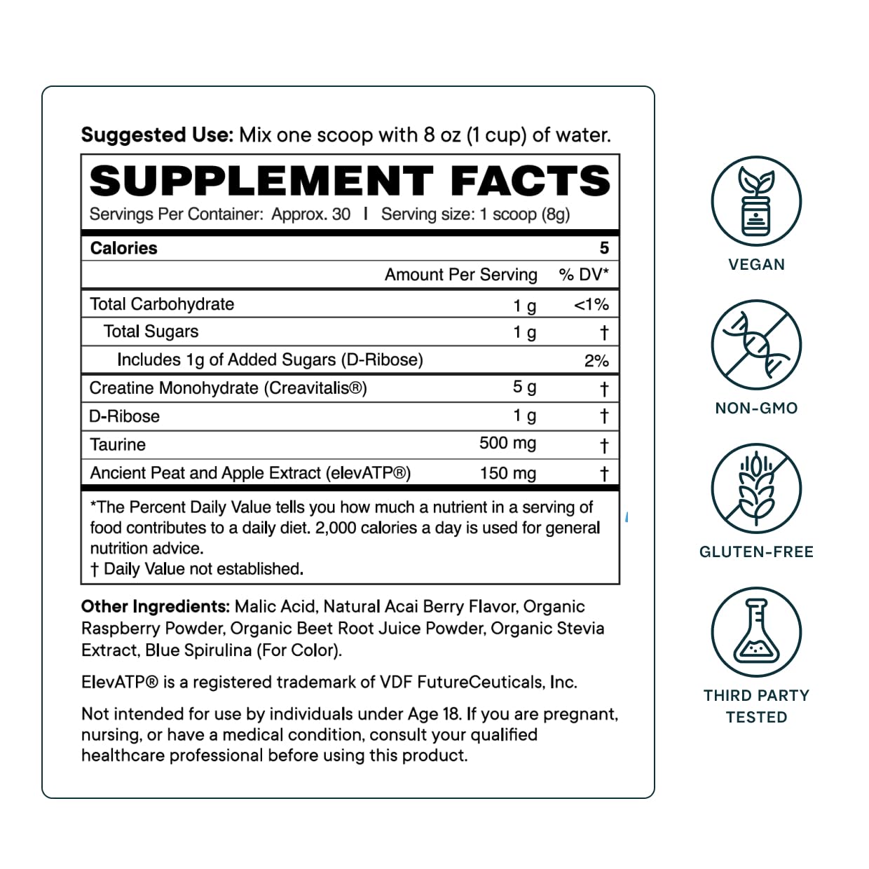 Ora Organic Creatine Monohydrate em Pó - Creavitalis da Alemanha com ...